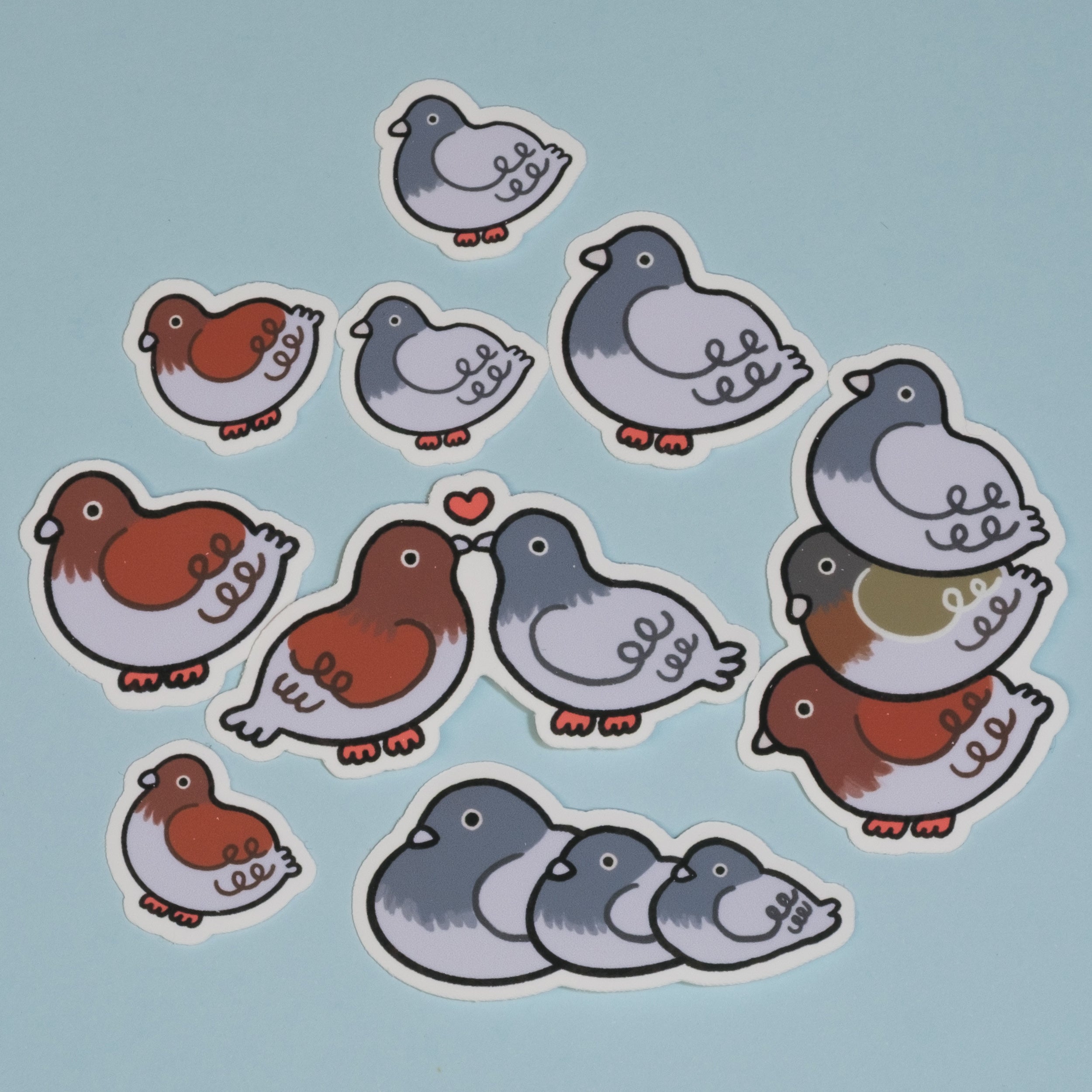 Pigeon Vinyl Sticker Pack – Soe & Soe