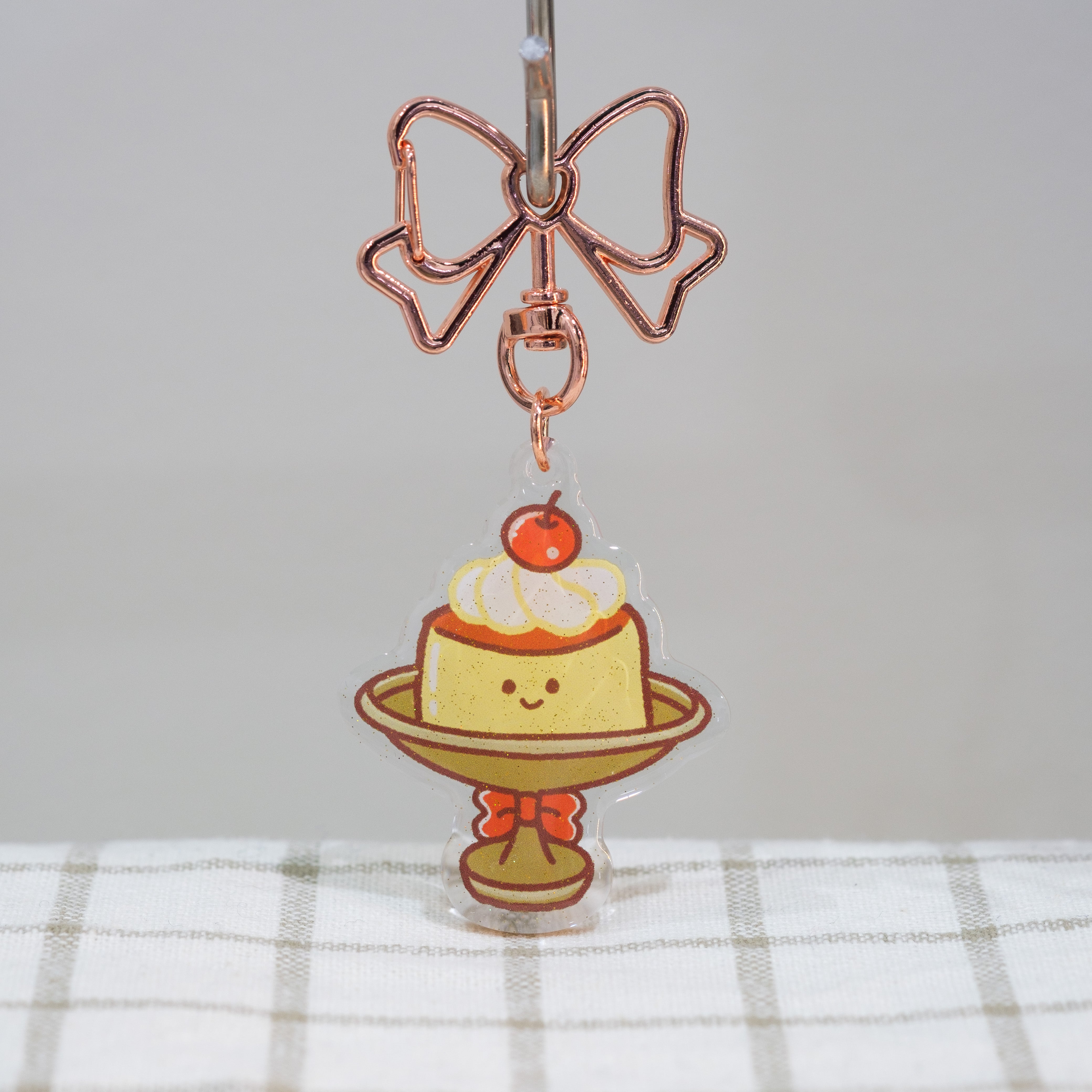 Crème Caramel Pudding Keychain – Soe & Soe