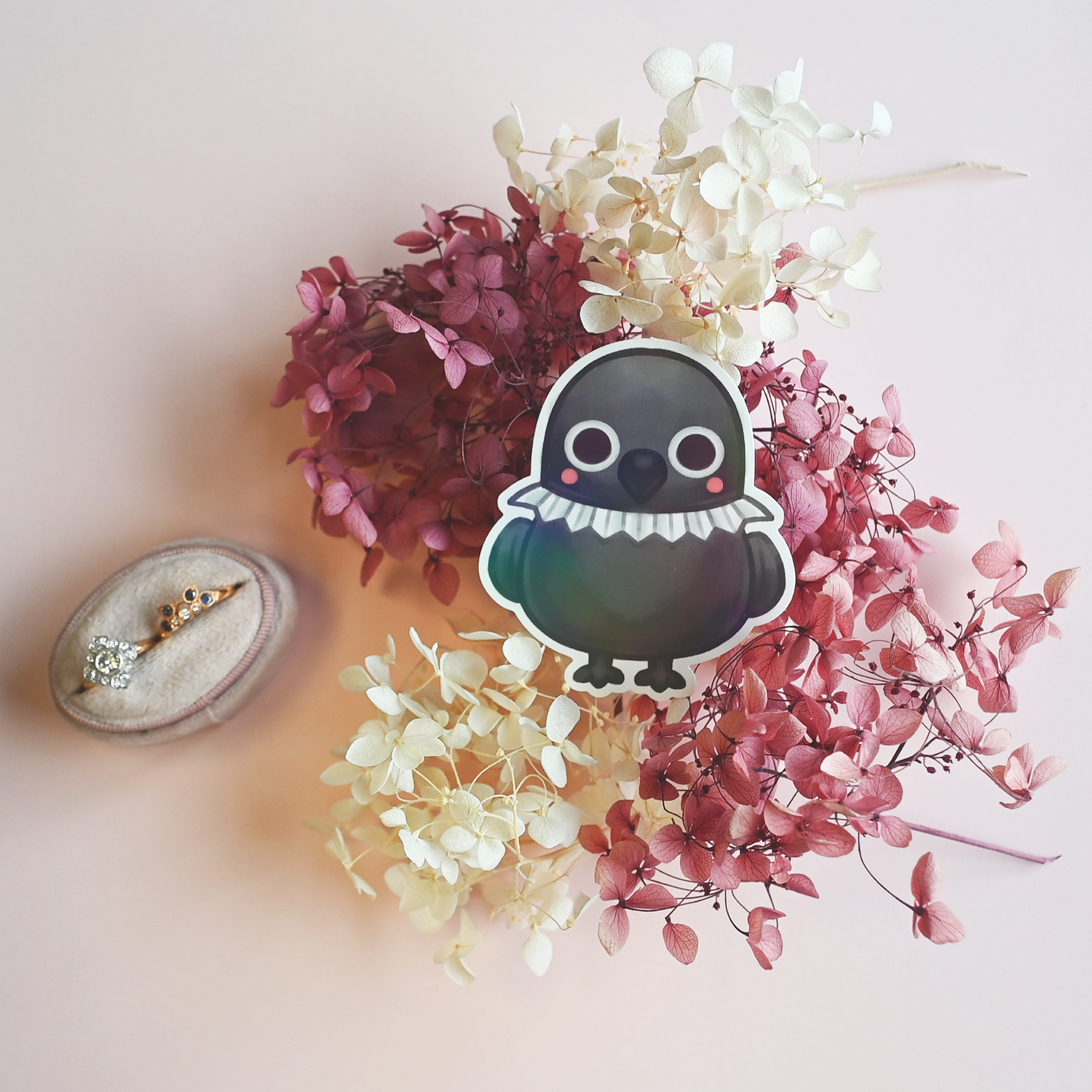 Grumpy Crow Vinyl Sticker – Soe & Soe