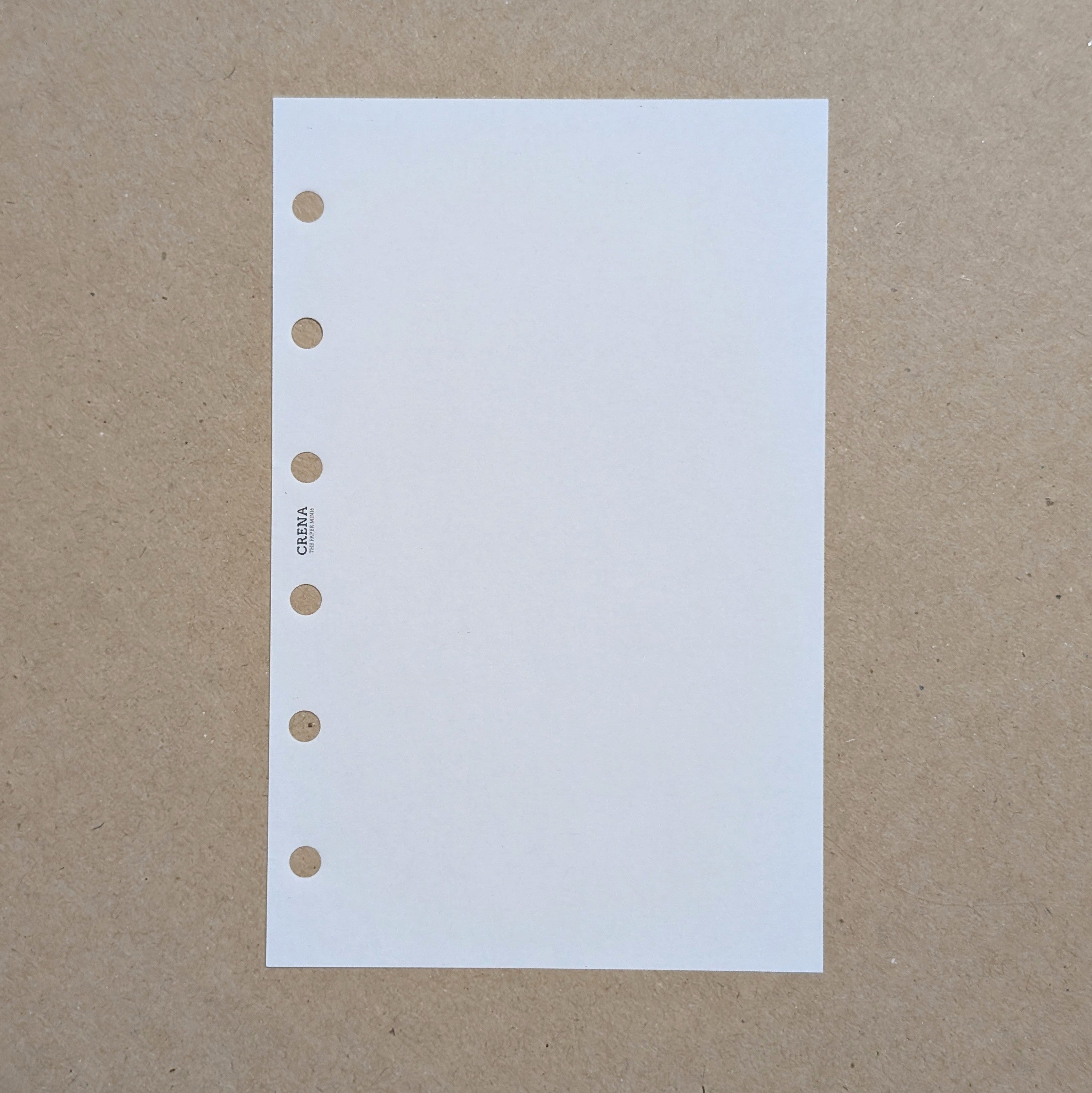 Crena Spark Organisers Refill Blank - A6 Personal – Soe & Soe