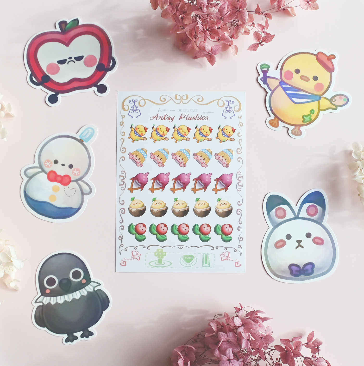 Artsy Plushies Sticker Sheet – Soe & Soe